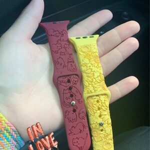 Fall Watch Band for Apple Fall Sunflowers Autumn Silicone - Etsy