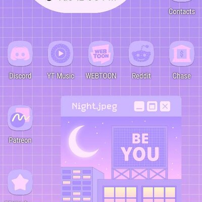 Cute Purple and Pink App Icon Pack, Ios 15 16 & Android App Icons ...
