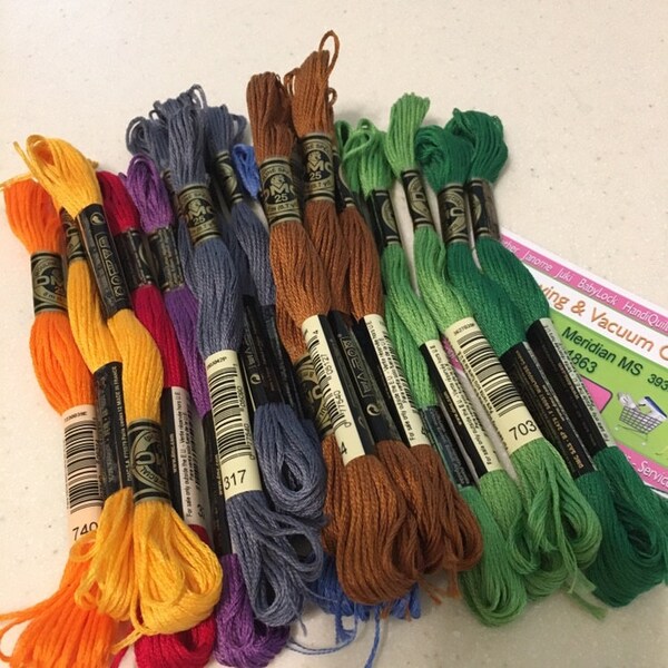 Embroidery Floss Lot - Etsy