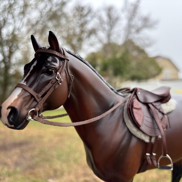 1:9 Scale Tooled Dressage English Saddle for Model Horses - Etsy