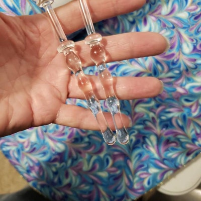 Miniature Amber Glass Vase, Glass Collectibles, Handblown Miniature Art ...