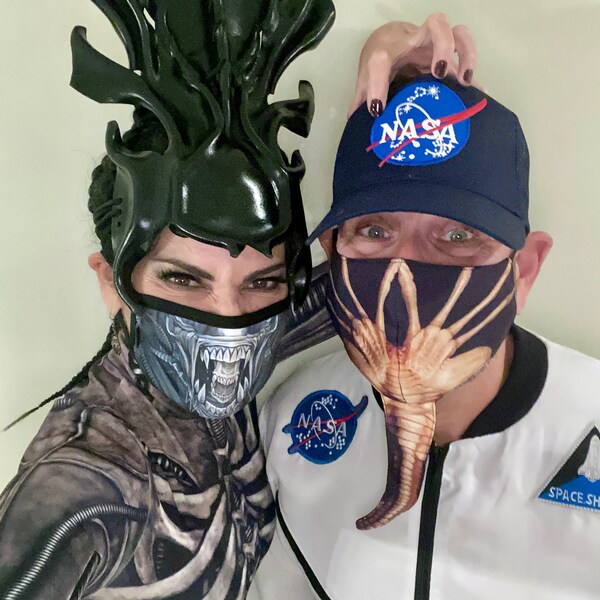 Queen Xenomorph Costume Headpiece for Aliens Movie Queen Mother Costume ...