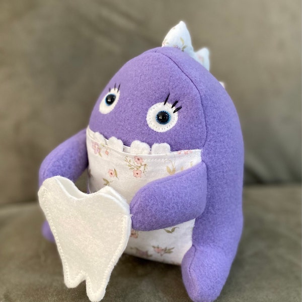 Love Monster (in 2 Sizes!) PDF Sewing Pattern and Tutorial —step-by ...