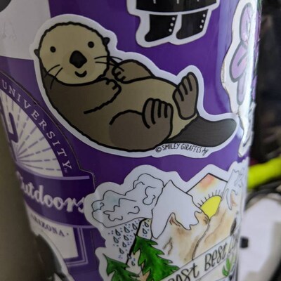 Smiley Axolotl Vinyl Sticker Waterproof - Etsy Canada