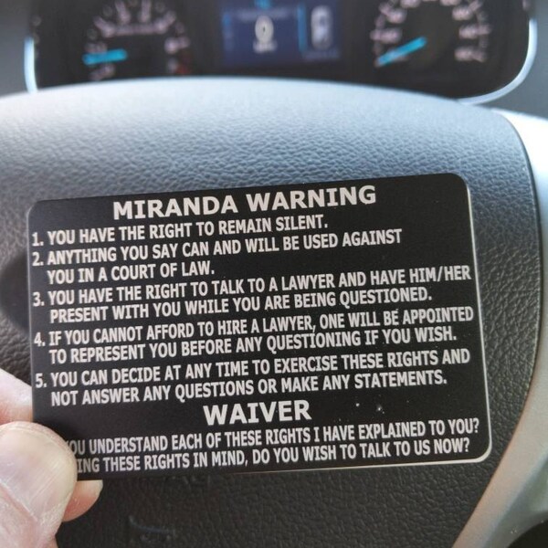 Metal Miranda Cards. Offered in Black, Blue. - Etsy