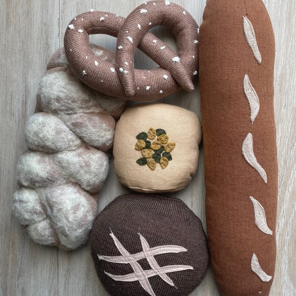 Play Food Set, Bread II - Etsy