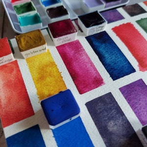 Square Color Mixing Chart Tracing / Drawing Template PLA - Etsy