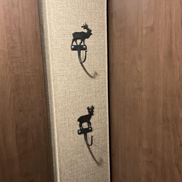 Hand Forged Rack, Blacksmith Made, Coat Hat Towel Rack - Etsy