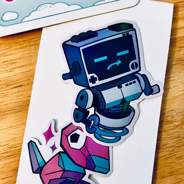 P03 Inscryption Die Cut Sticker, Holographic Vinyl Sticker 2.5" - Etsy