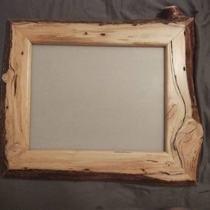 Live Edge Wood Picture Frame Rustic Decor Wall Hangings Home Decor 8x10 ...