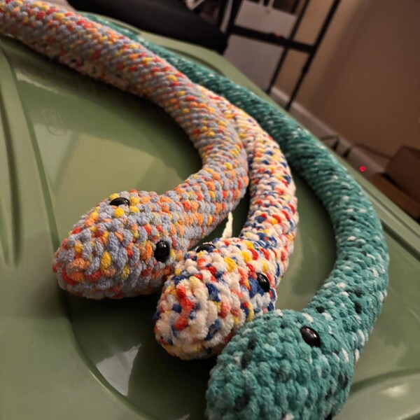 Snake Crochet Pattern | Easy Snake Plushie Pattern | PDF Download ...