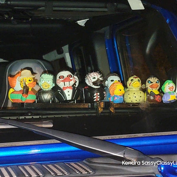 Horror-themed Rubber Duck With Creepy Puppet Design - Halloween Decor ...