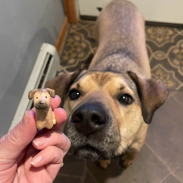 Labrador Retriever Puppy Mini-figure / Customizable Clay Dog Figurine ...
