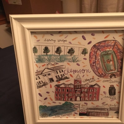 Anderson University Map Print - Etsy