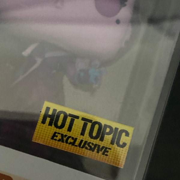 Funko Pop X25 Hot Topic Exclusive Replacement Sticker - Etsy