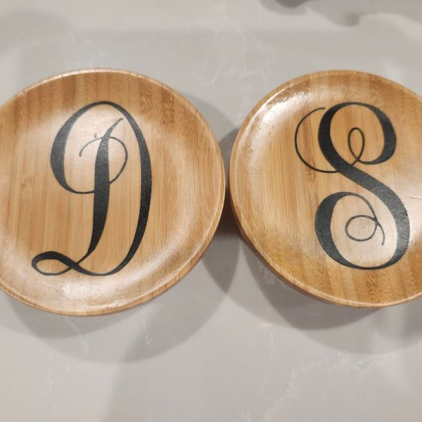 Appetizer Wine Glass Topper-set of 4 Customized - Etsy