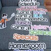 Classroom Schedule Magnets, Teacher Schedule Magnets, Magnets for ...
