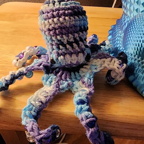 Beaded Fidget Octopus Crochet Pattern: Beginner Friendly, No Sew ...