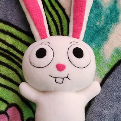 Creepy Bunny Plush Toy Rabbit Soft Doll Bunny Stuffed Animal - Etsy