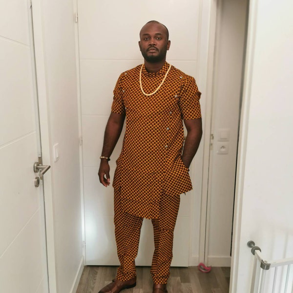 Debo African Men Dashiki Suit / 2 Piece Wedding Suit Mens Wear / Afro ...