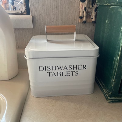 Dishwasher Detergent Pods Container, Modern Farmhouse Kitchen Home ...