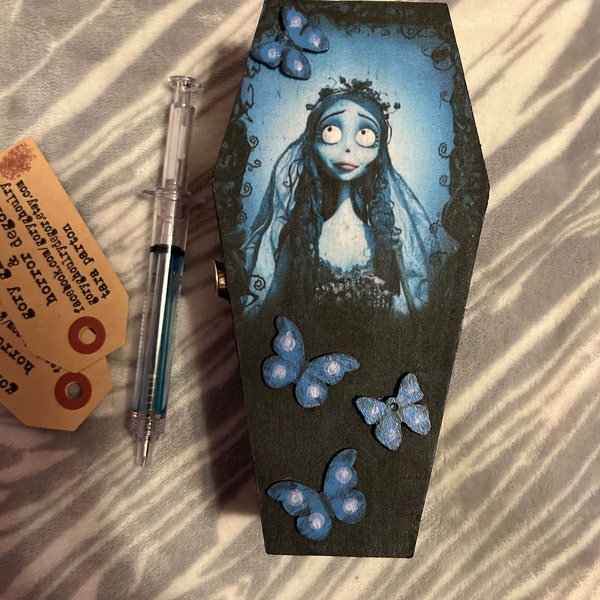 Custom Decorated Horror Coffin Box Stash Box Pick or Request Design - Etsy