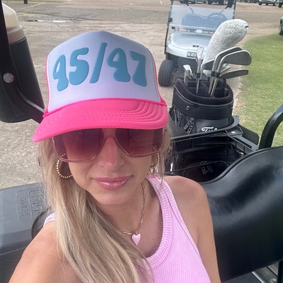 Puff Neon Trucker Hats/ Pool Party / Beach Vacation / - Etsy