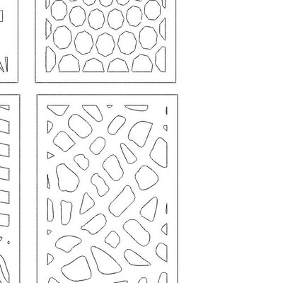 50 Tropical Leaves Decorative Panels Bundles, Room Divider Screen With ...