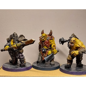 Skull Miniature 50mm Base Set 3D Printed Resin Miniature - Etsy