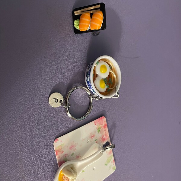 Fried Dumpling Charm, Miniature Dim Sum, Polymer Clay Asian Food, Add ...