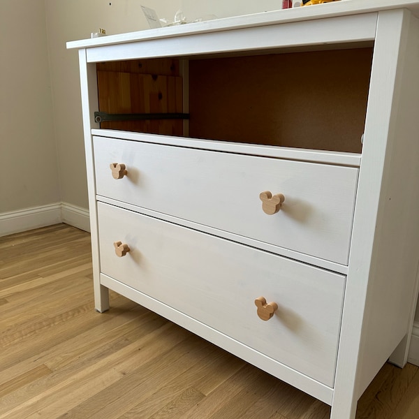 6 Pcs Natural Caramel Rattan Boho Door Knobs for Drawer, Cabinet Wicker ...