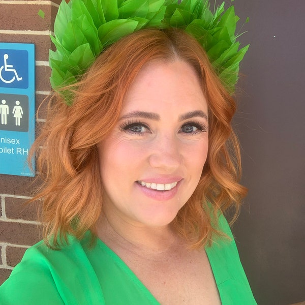 Royal Blue Feather Crown for Races Blue Feather Fascinator for ...