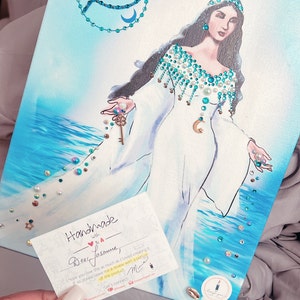 BARON GEDE BRIJIT Haitian Vodou Vèvès Enamel Mug medium Size Haitian ...