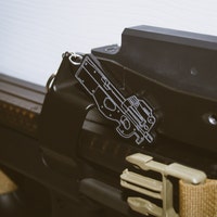 Pink P90 Keychain, Charm, or Necklace FN P90 P-chan Laser-cut Acrylic ...