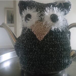 Owl Tea Cosy, Knitted Tea Cosy, Owl Gifts, Hand Knitted Tea Cosy, New ...