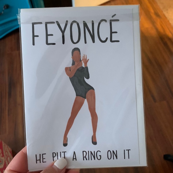 Feyonce Wedding Engagement Congratulations Card - Wedding Card ...