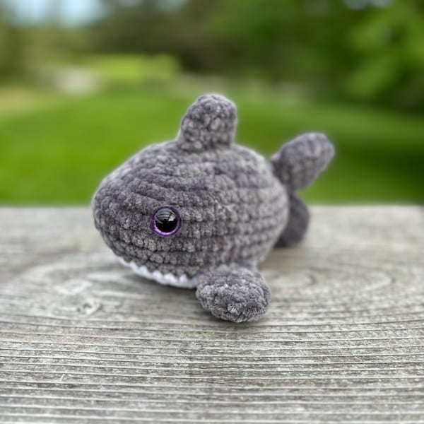 Baby Shark Crochet Pattern, Low Sew Amigurumi Shark Pattern, Shark ...