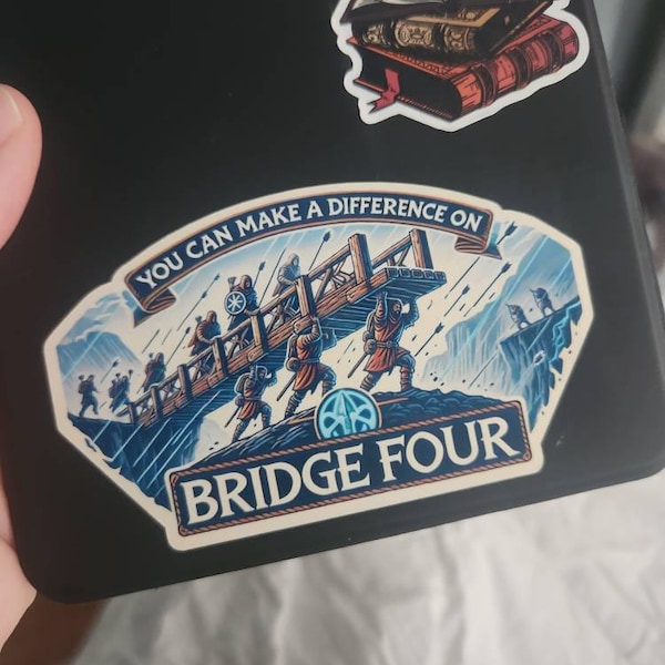 BRIDGE FOUR - Stormlight Archives - the Way of Kings - Vinyl Sticker - Etsy