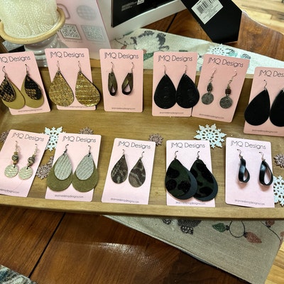 Earring Cards Customized With Your Logo and Text - Etsy