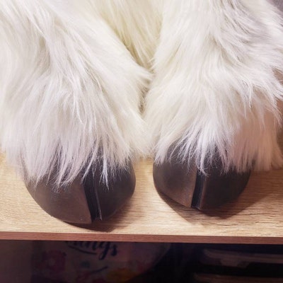 12 Inch Digitigrade Faun Leg Pad Digital Template Pattern - Etsy