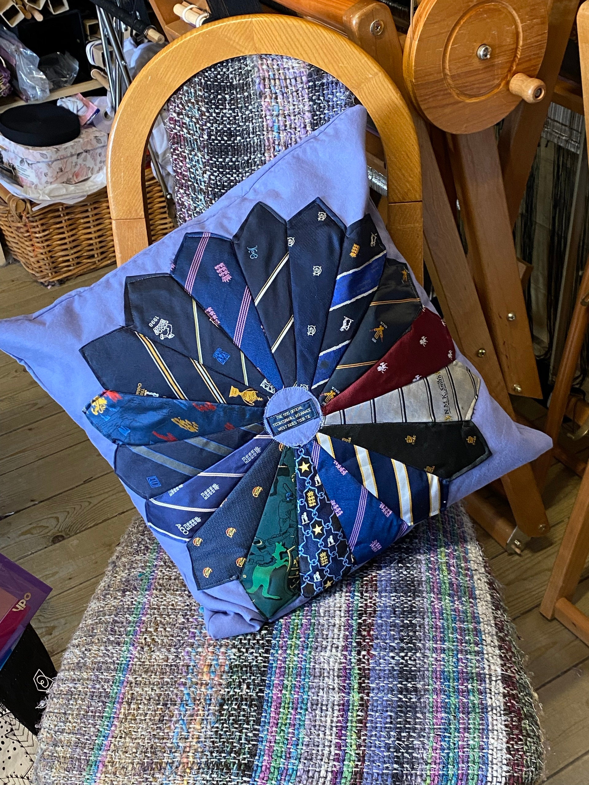 Necktie Memory Pillow Cover Sewing Pattern