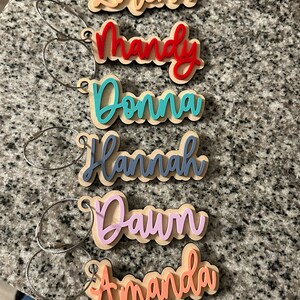 Pencil Tumbler Name Plate Topper, Custom Teacher Name Plate ...