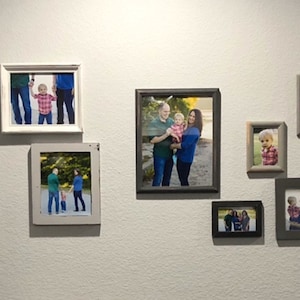 Mixed Grey Ombre Picture Frames, Unique and Eclectic Modern Farmhouse ...