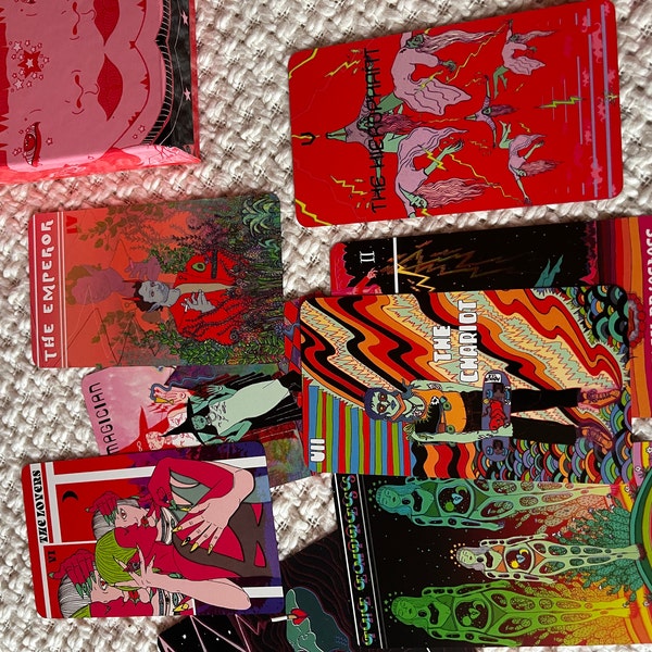 Mars Power Tarot Deck - Etsy
