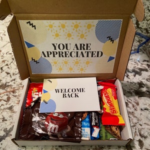 Mini Thank You Box. Best Employee Appreciation Gift. Gifts for - Etsy