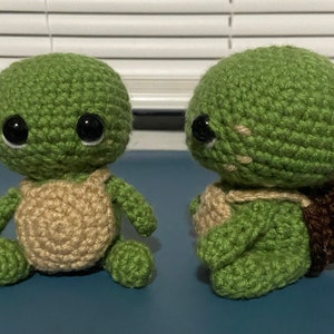 PATTERN: Timmy the Tiny Turtle Crochet Turtle Pattern - Etsy