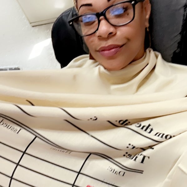 Library Card Scarf With Day Due Stamps. Book Scarf. Library Scarf ...