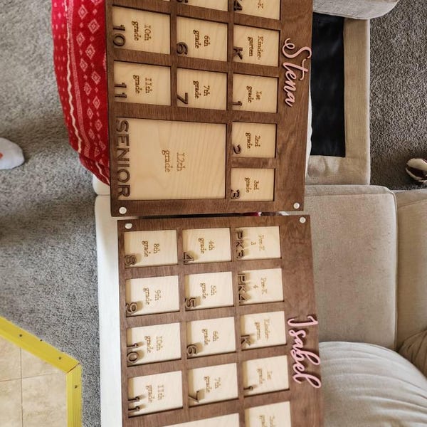 Personalized Baby's Monthly Picture Frame - Newborn to One Year Old - Etsy