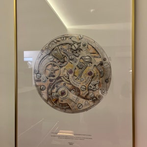 Omega Caliber 321 Movement Poster Print Technical Drawing - Etsy