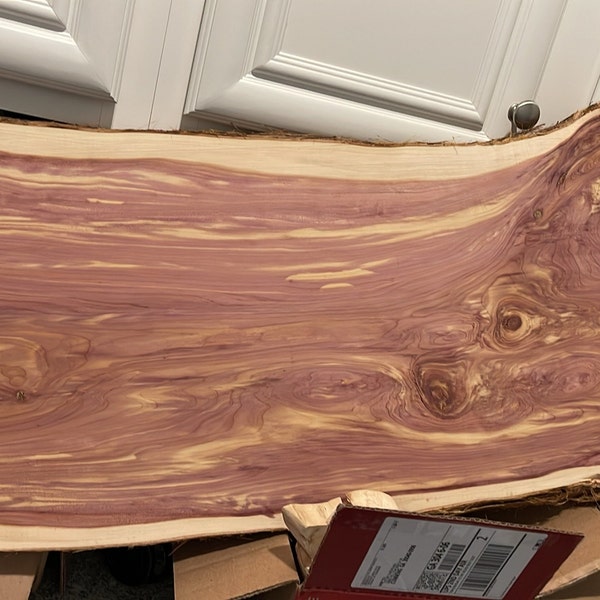 Live Edge Cedar 24”-48” Length Boards and Various Widths: Unique and ...